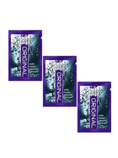 LUBRICANTE BASE AGUA WET ORIGINAL SACHET 3ML
